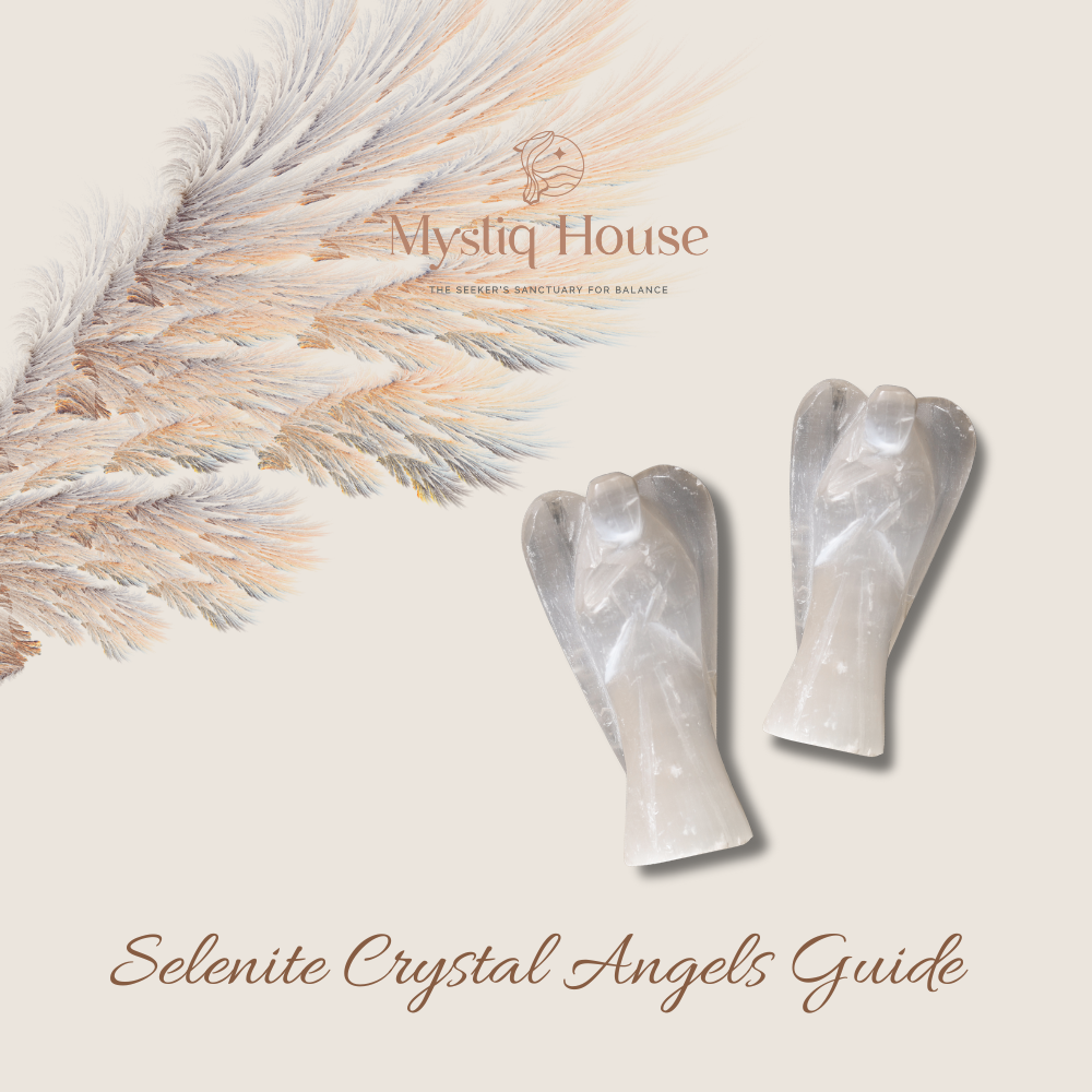 Selenite Angel for New Beginnings and Life Transitions – MystiqHouse